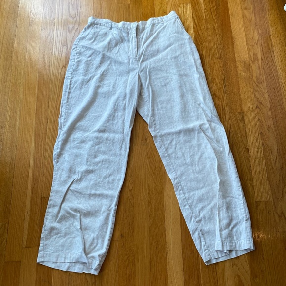 JM Collection | Pants & Jumpsuits | Jm Collection Wide Leg Linen Pants ...